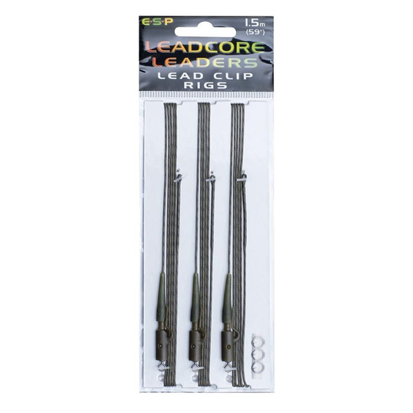 ESP Leadclip Rigs - Weedy Green